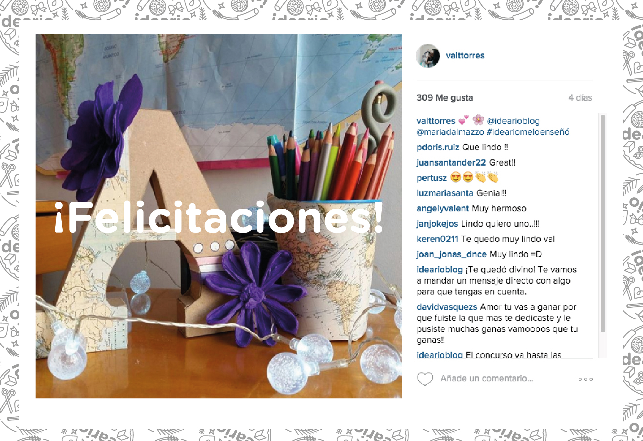 Ganadora del concurso: Semana Maria Dalmazzo – Ideario Blog